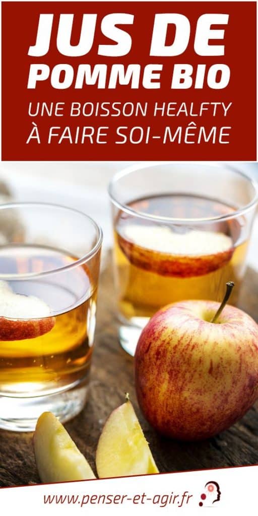 Jus de pomme bio : une boisson healfty à faire soi-même