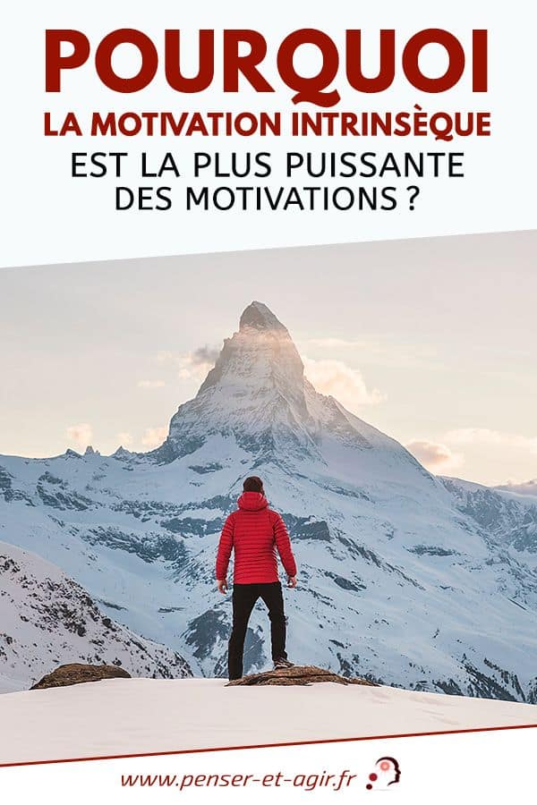 Pourquoi la motivation intrinsèque est la plus puissante des motivations